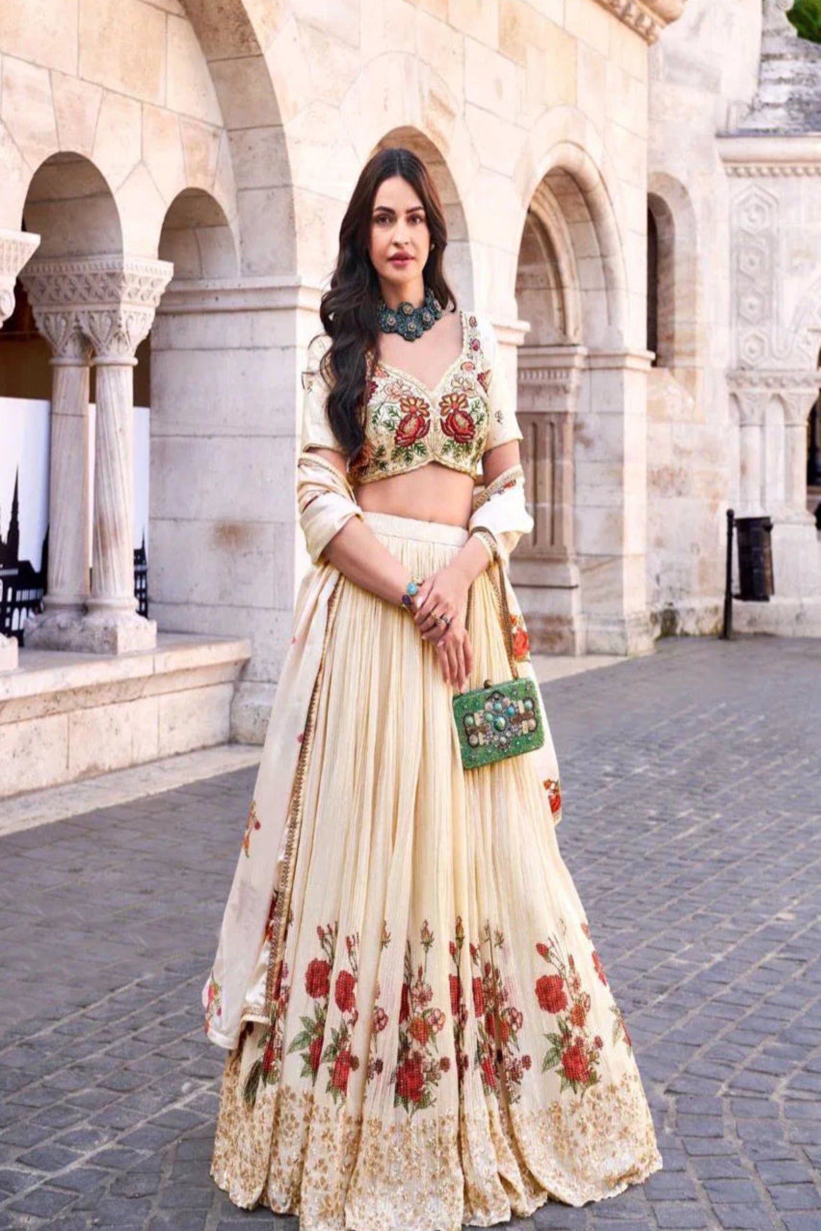 Cream Lehenga Choli – Indo Chic